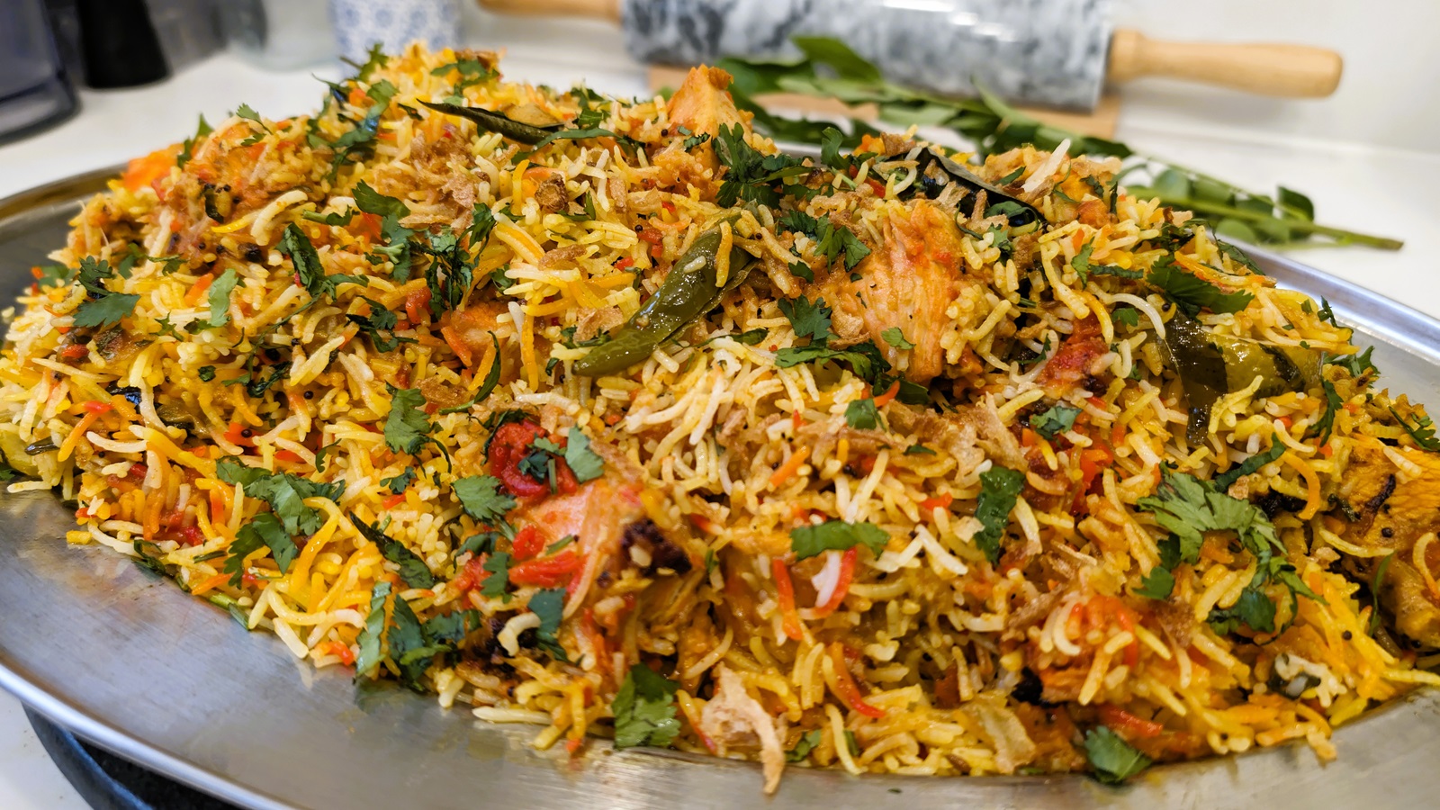 Chicken 65 Biryani - Burmawala Kitchen