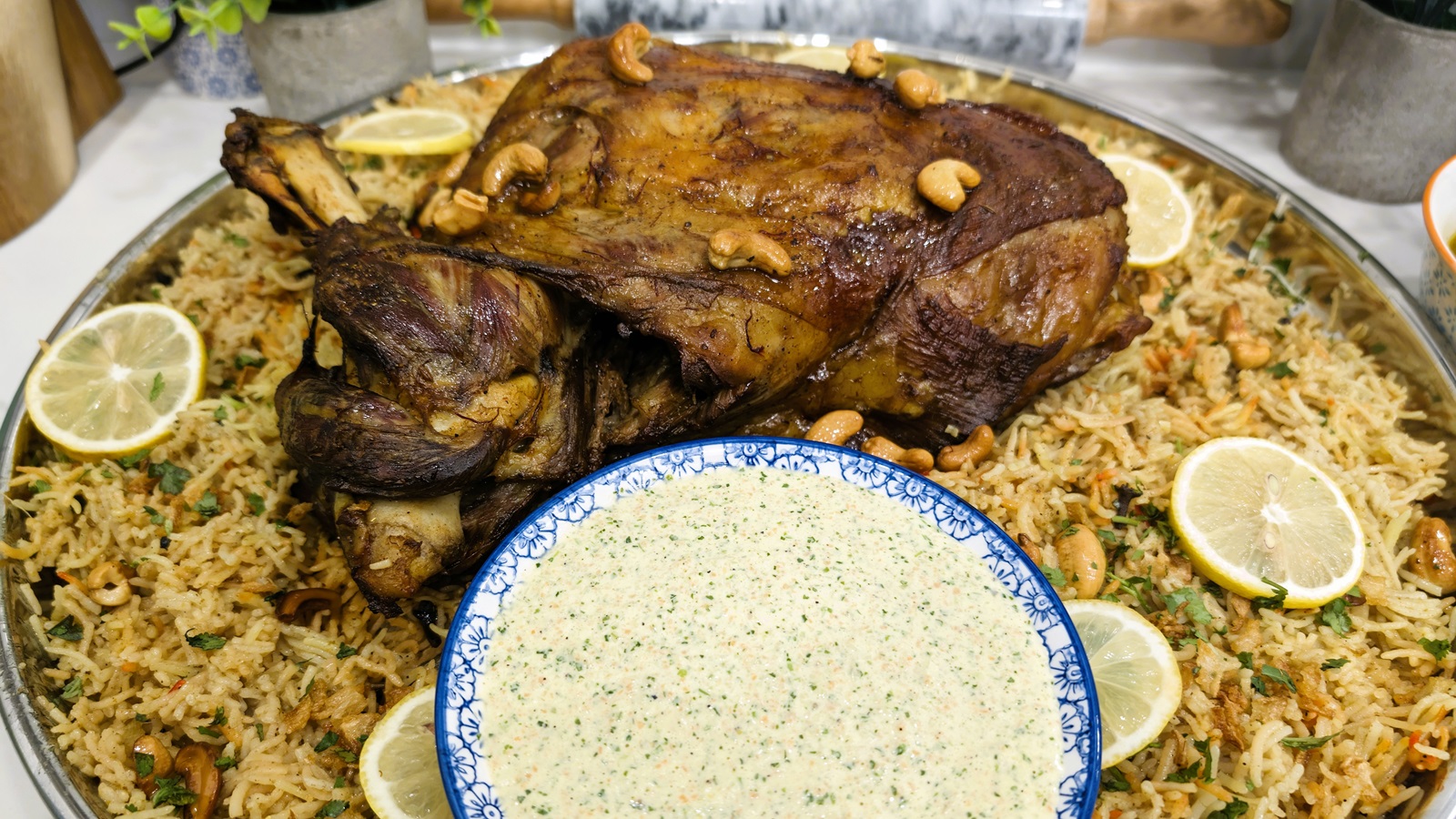 Roasted Lamb Shoulder Mandi - Burmawala Kitchen