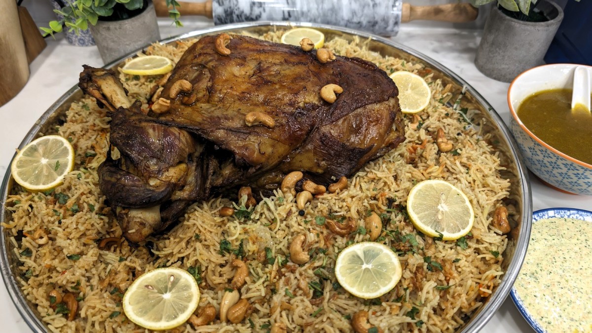 Roasted Lamb Shoulder Mandi - Burmawala Kitchen