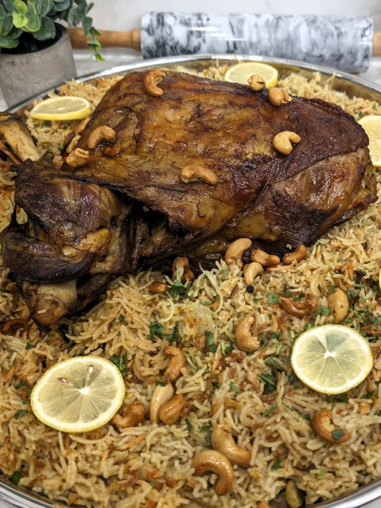 Roasted Lamb Shoulder Mandi - Burmawala Kitchen