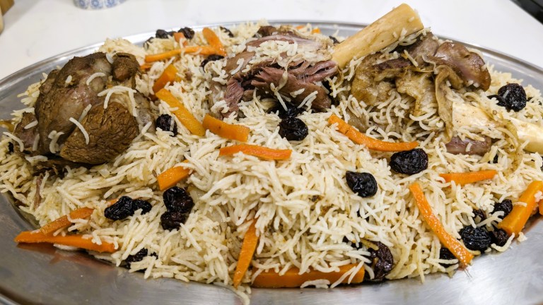 Kabuli Pulao With lamb Shanks - Burmawala Kitchen