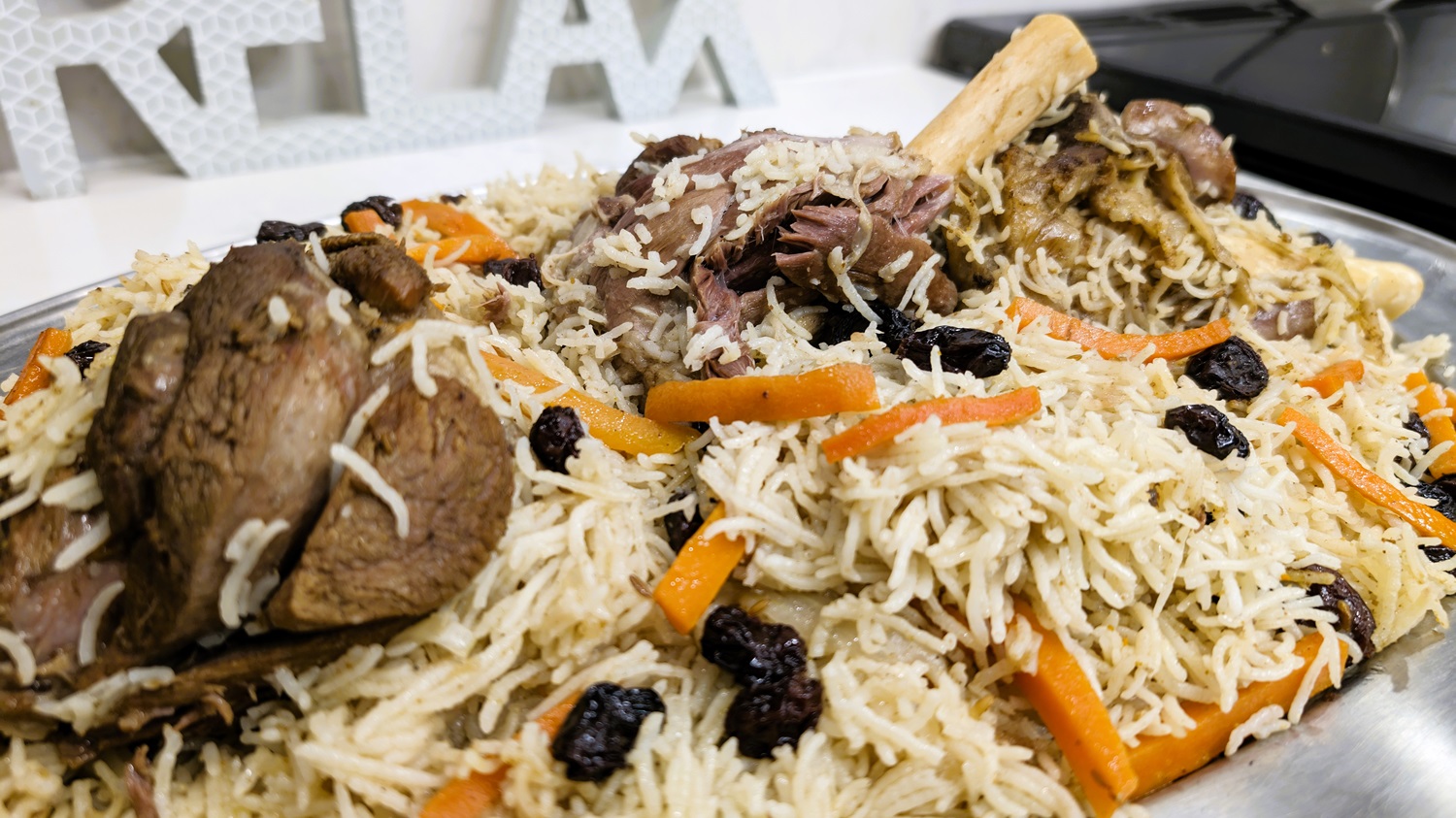 Kabuli Pulao With lamb Shanks - Burmawala Kitchen