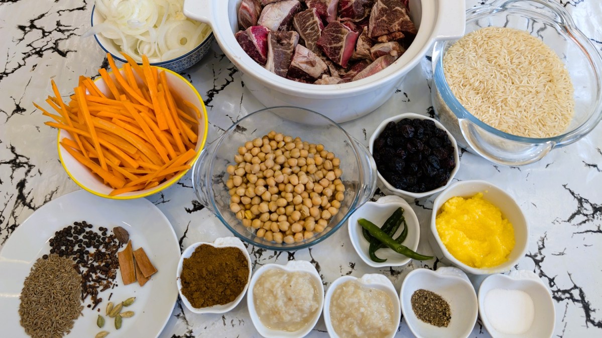 Beef Kabuli Pulao - Burmawala Kitchen