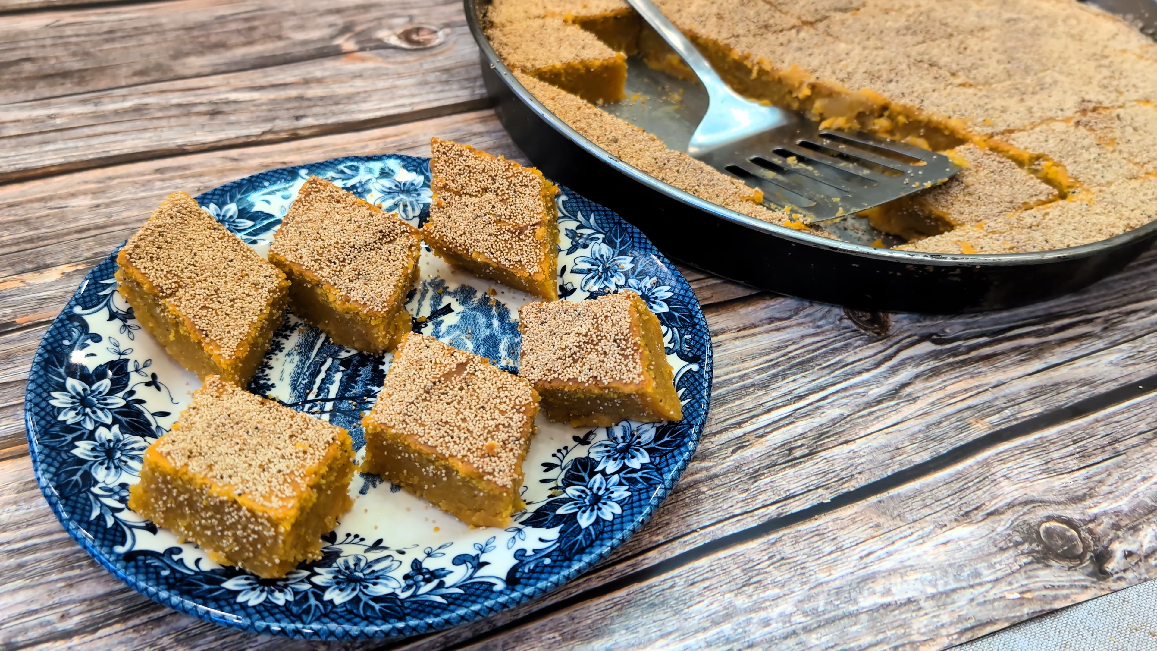 Pumpkin Semolina Cake – Burmawala Kitchen